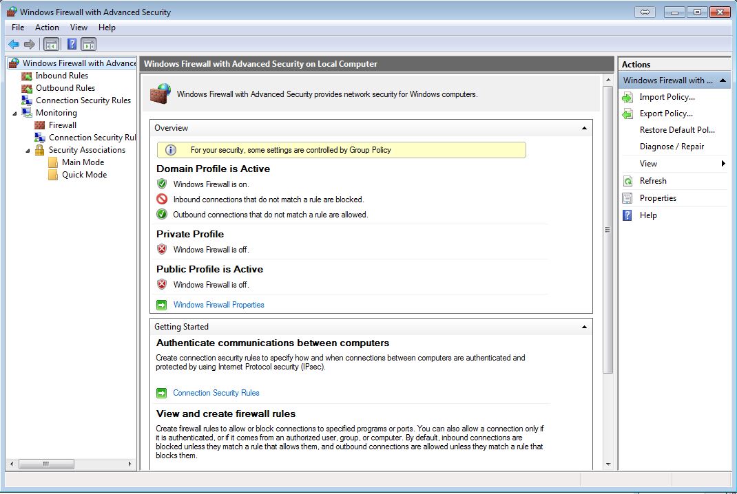 Firewall Rules – Support Portal